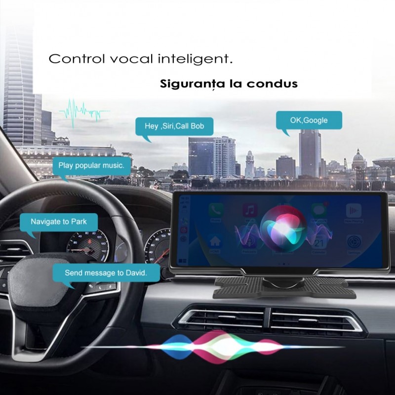 Navigatie auto universala 10.26" INOVA®, Android Auto, Wi-Fi Carplay ...